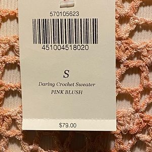 Boston Proper | Sweaters | Boston Proper Crochet Sweater Small | Poshmark